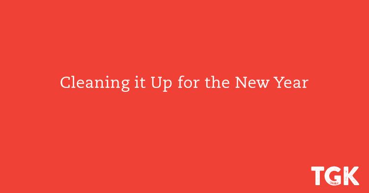 Cleaning it Up for the New Year – The Good Kitchen